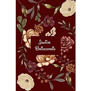 junior bridesmaid notes: Bridesmaid Notes Wedding Notebook for girls