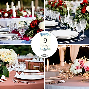 FGY 20PCS Table Number Holders, 2 Inch Place Card Holders, Mini Table Number Stands, Picture Memo Photo Holders for Table, Table Sign Holders for Centerpieces Wedding Party Graduation Reception,Silver