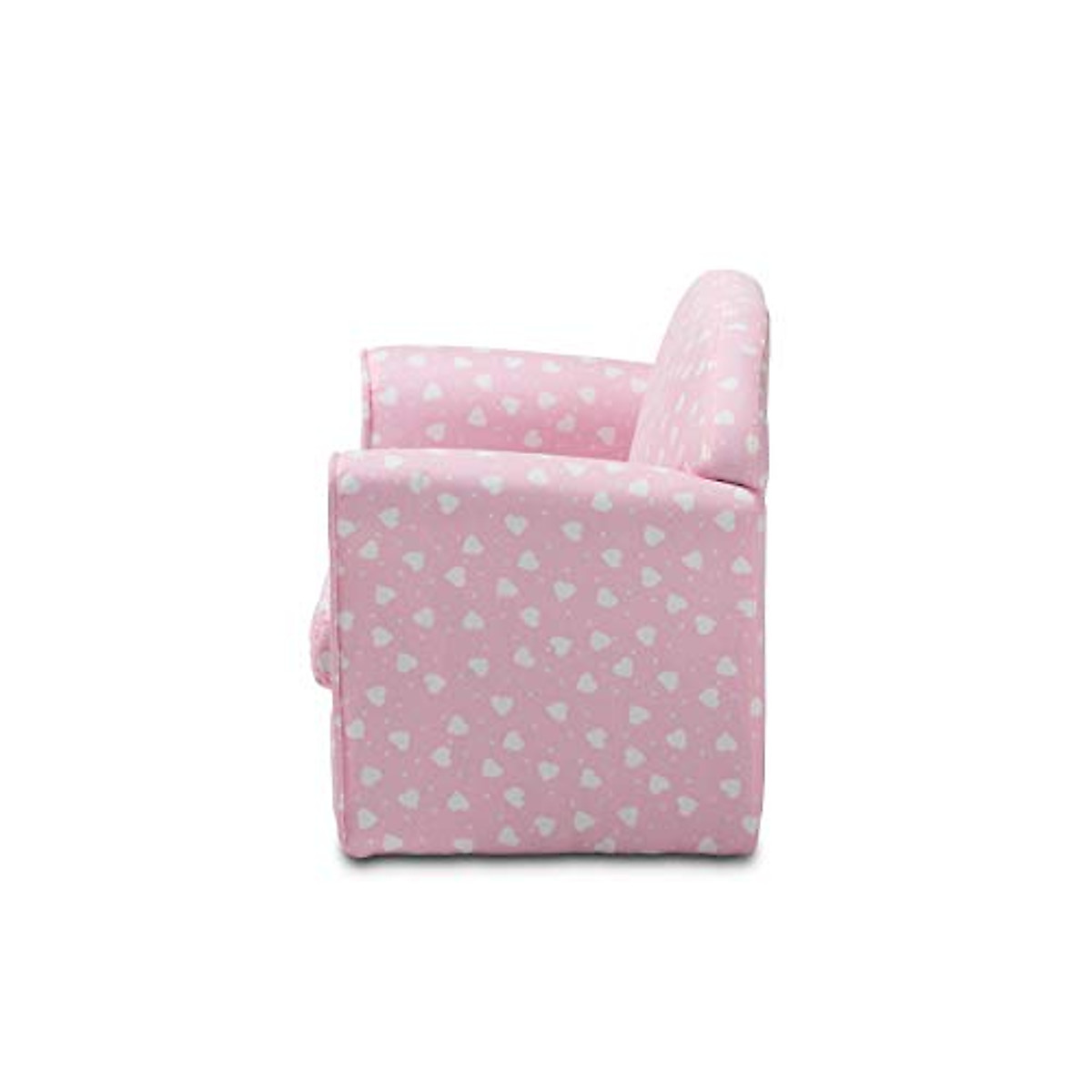 Baxton Studio Sofas, Pink/White Heart Print