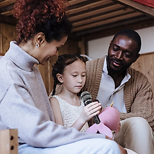 PATKAW Educational Toys Fake Microphone Prop 16.5x5x5cm Pretend Microphone Toy Toy Microphone for Kids Mic Costume Prop Toy Microphone for Karaoke Fun, Birthday Party Favors Kids Microphone