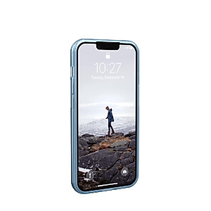 URBAN ARMOR GEAR [U] by UAG Designed for iPhone 13 Case Blue Cerulean Lucent Slim Fit Lightweight Stylish Transparent Impact Resistant Protective Phone Cover, [6.1 inch Screen]