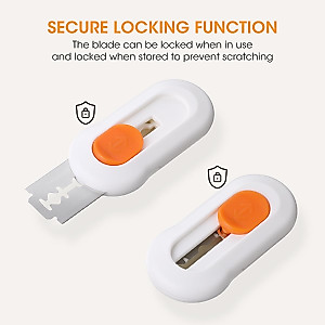 AIEVE Bread Lame Scoring Tool,Retractable & Magnetic Sourdough Scoring Tool with 5 Pcs Blades Scoring Knife for Homemade Bread Baking