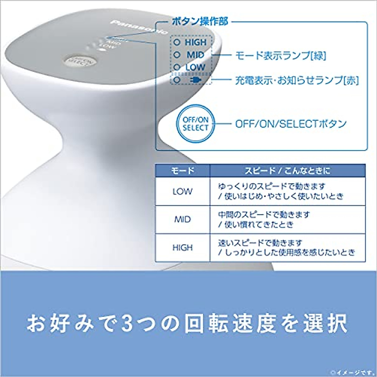 Panasonic EH-HE9G-S [Scalp Esthetic Salon Touch Type Spiral Silver Style] AC100-240V Shipped from Japan 2021 Released