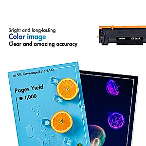 48A CF248A Toner Cartridge 2-Pack Compatible Replacement for HP 48A CF248A Toner Cartridge for HP Laserjet Pro M15w M29w M30w M31w MFP M28w M28a M29a M15a M16a M16w Printer Toner Black