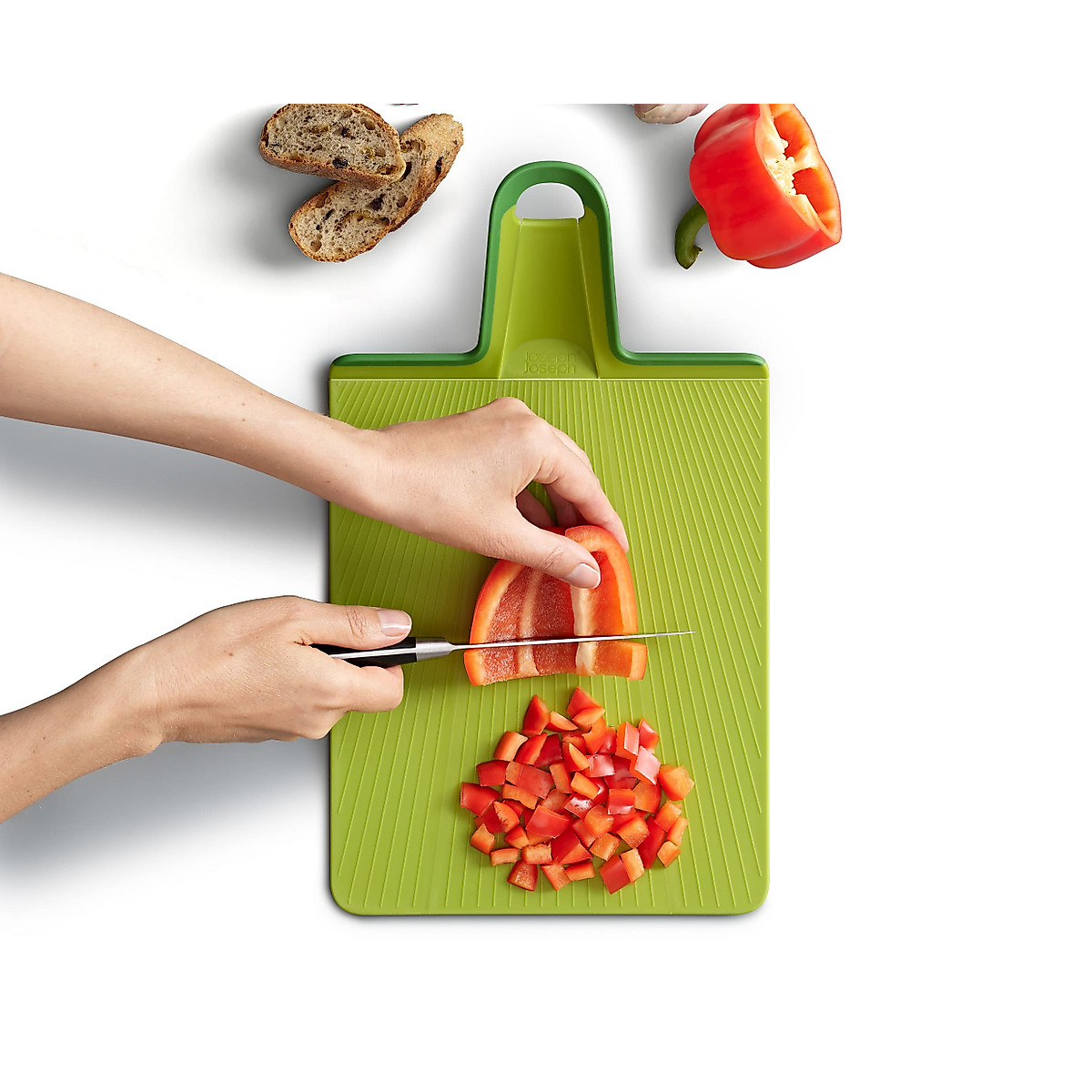 Joseph Joseph Chop2Pot Plus Folding Chopping Board (Regular) - Green Medium