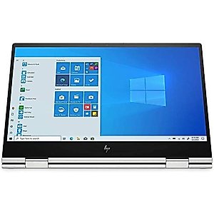 HP ENVY x360 15.6'' FHD IPS WLED-backlit Touch Convertible 2-in-1 Laptop, Intel Quad-Core i5-10210U, 8GB DDR4, 256GB PCIe SSD, Backlit KB, WiFi, BT, Fingerprint Reader, Windows 10 + 64GB Micro SD Card