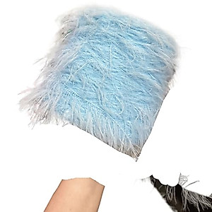 10CM Extra Long Imitation Mink Velvet Handmade DIY Bag Clothes 300 Grams Per Ball Cotton Yarn for Crochet (Color : 4)