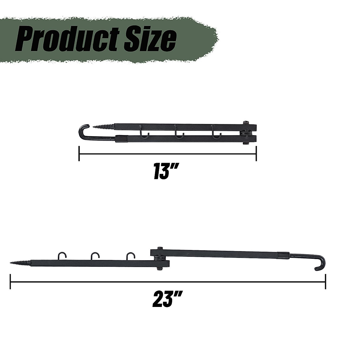 Highwild Tree Stand Folding Bow Hanger Gear Hanger Multi Hanger - Pack of 3