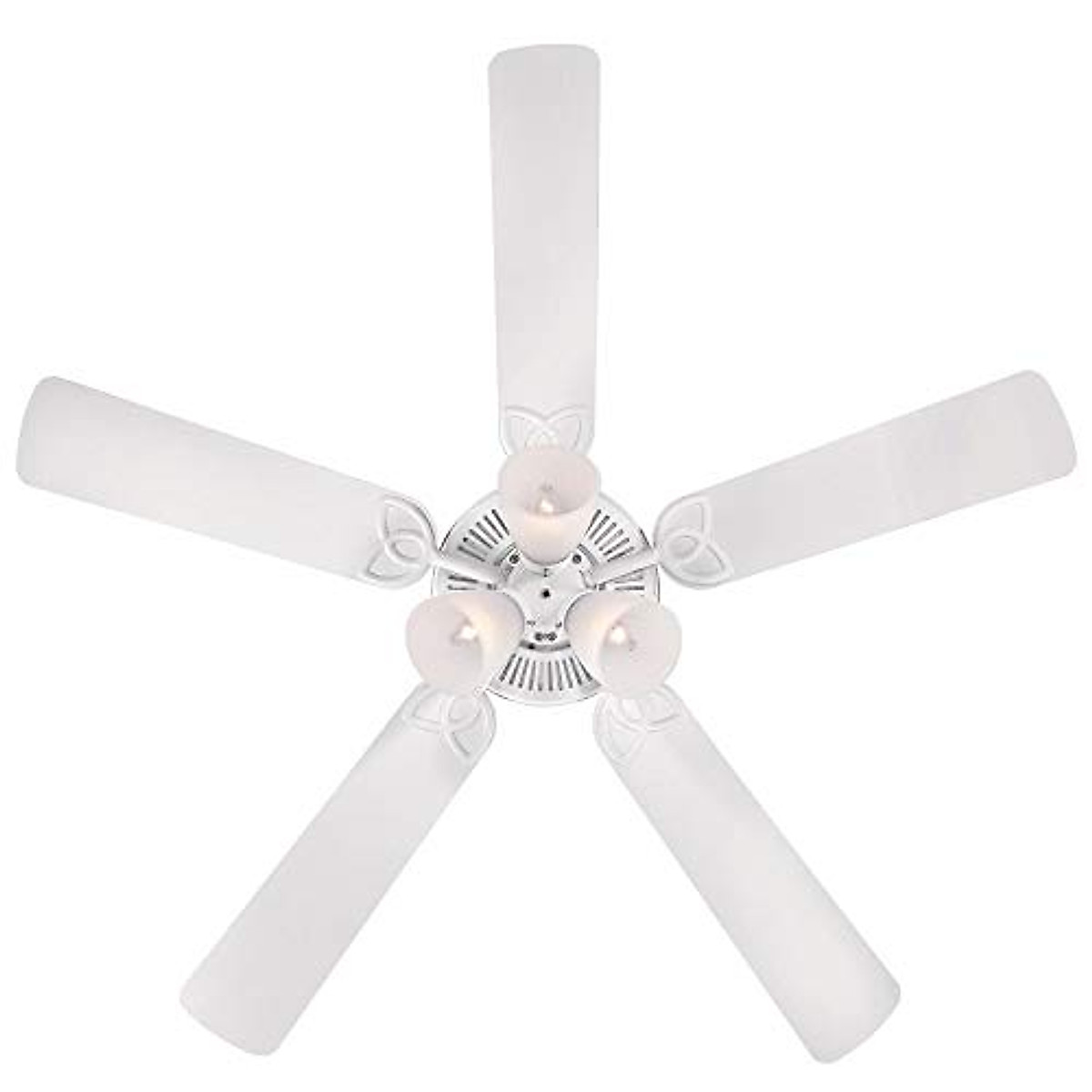 Westinghouse 7236400 Vintage Indoor Ceiling Fan with Light, 52 Inch, White
