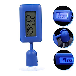 GREENADSCAPE Reptile Hygrometer Rotary Reptile Thermometer Temperature and Humidity Meter Mini Thermometer Aquarium Plant Holder Reptile Terrariums Leopard Gecko Digital Reptile Thermometer Abs