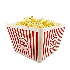 2 Jumbo Movie Night Popcorn Tubs (Plastic)