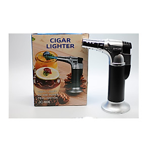 Sabia Collections Butane Torch, Refillable Kitchen Torch Lighter Blow Torch with Safety Lock, Adjustable Flame, Culinary Torch for Creme Brulé, Desserts and Baking, (Butane Gas Not Included)