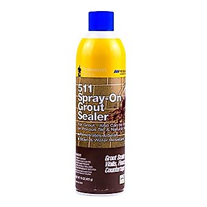 Miracle Sealants GRTSLRAEROCS Aerosol 511 Spray On Grout Sealer, 15 Ounce (Pack of 1), Clear