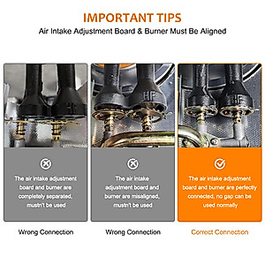 Camplux Propane Stove with Auto Ignition, Single Burner Propane Stoves 9,500 BTU, Tempered Glass Gas Cooktop