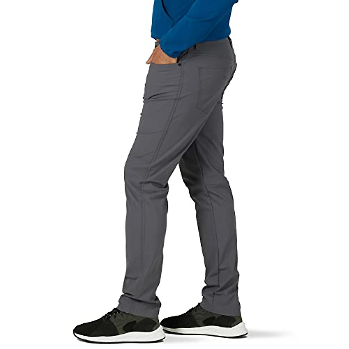 ATG by Wrangler mens Fwds 5 Pocket Casual Pants, Iron Gate, 34W x 30L US