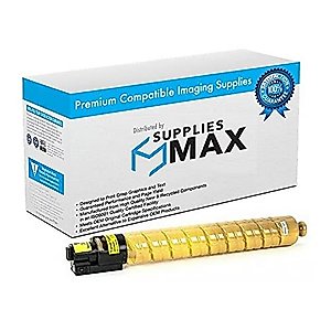 SuppliesMAX Compatible Replacement for Gestetner Corp DSC-535/DSC-545/MP-C3500/MP-C4500 Yellow Toner Cartridge (17000 Page Yield) (Type MP-C4500A) (888617)