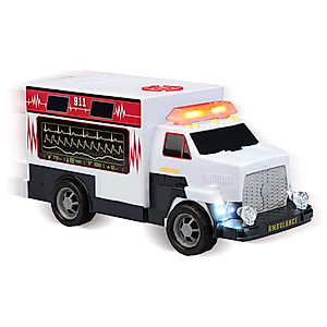 Kid Galaxy Road Rockers Motorized Ambulance Vehicle w/Lights & Sounds