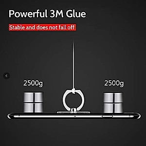 5 Pack Cell Phone Ring Holder Stand Transparent Phone Ring Holder 360° Degree Rotation Finger Ring Kickstand Compatible Various Mobile Phones or Phone Cases