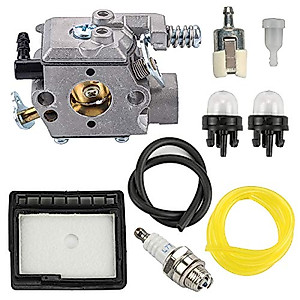 Yermax CS3000 CS-300 Carburetor with Filter Repower Kit for Echo WT-589 CS-300 CS-301 CS-305 CS-340 CS-341 CS-345 CS-346 CS-3000 CS-3400 Chainsaw Replace A021000231 A021000232
