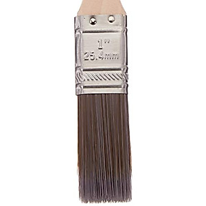 Amazon Basics 1" Flat Edge Master Pro Paint Brush, Polyester, Brown