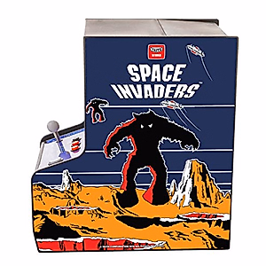 My Arcade Space Invaders Micro Player: Mini Arcade Machine Video Game, Fully Playable, 6.75" Collectible Premium Edition