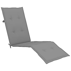 imasay Deck Chair Cushion Gray (29.5"+41.3") x19.7"x1.2"
