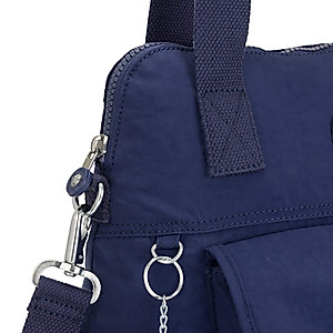Kipling Pahneiro Handbag Ink Blue Tonal