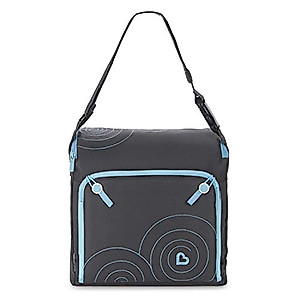 Munchkin® Brica® Go Boost™ Toddler Booster Seat for Dining Table, Great for Travel, Blue/Grey