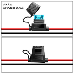 Dual USB Outlet Cigarette Lighter Socket Splitter 12V 4.2A Car Charger Power Outlet Adapter Replacement with Blade Fuse for RV Boat Marine Truck ATV UTV Bus etc