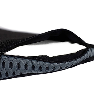 Castle Knight Wedge Memory Foam Seat Cushion for Tailbone and Back Pain Relief - Coccyx Cutout Seat Pillow for Office Chairs, Autos, and Other Household Seating