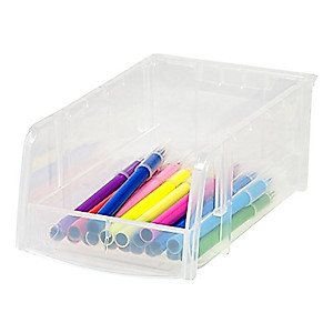 IRIS USA S Clear 12PK IRIS Small Bin