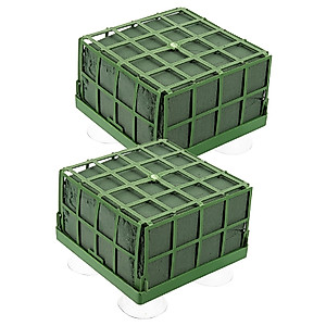 Garneck 10 Pcs Flower Sucker Wedding Aisle Flowers Florist Supplies Florist Flower Mud Disc Wreath Suction Cups Large Artificial Flowers Plastic Suction Cups faceplate Absorb Water