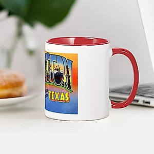CafePress Galveston Texas Greetings Mug Ceramic Coffee Mug, Tea Cup 11 oz