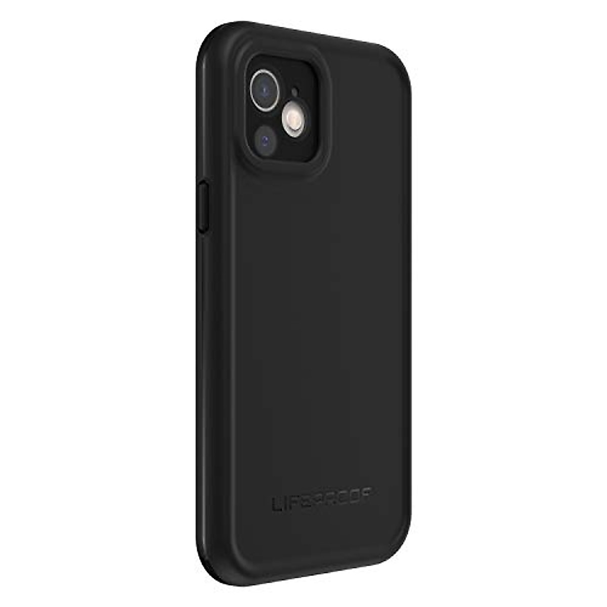 LifeProof Fre Case for iPhone 12, Waterproof (IP68), Shockproof, Dirtproof, Drop Proof to 2 Meters, Sleek and Slim Protective Case with Built in Screen Protector, Black