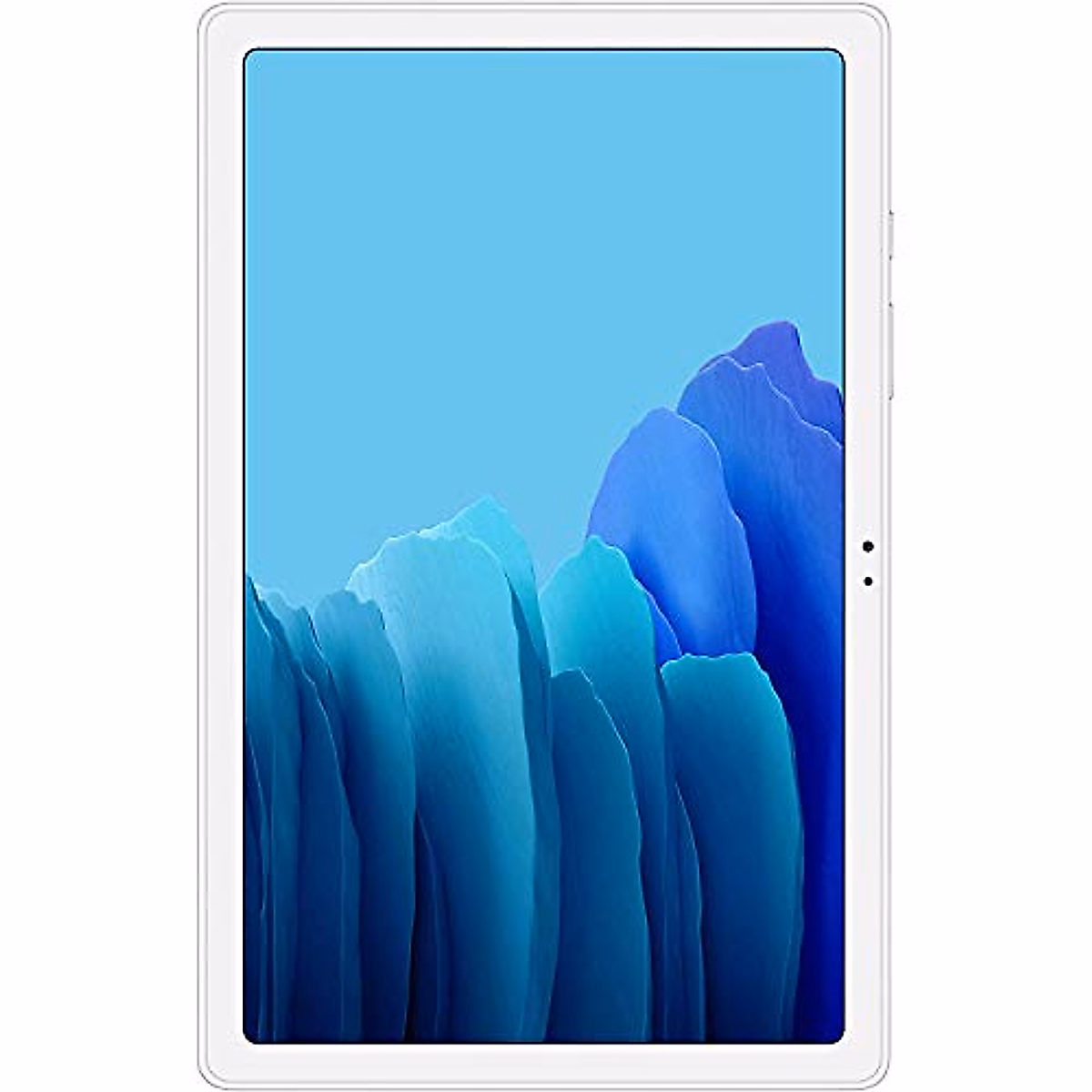 SAMSUNG 2020 Galaxy Tab A7 10.4” Inch 32 GB Wi-Fi Android 10 Touchscreen International Tablet (Silver) Bundle – Slim Trifold Hard Shell Case and 32GB Micro SD Card