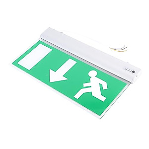 Exit Lighting Sign, LED Emergency Exit Sign, Emergency Exit Sign Light, Automatic Voice Alarm Reminder for Shopping Malls