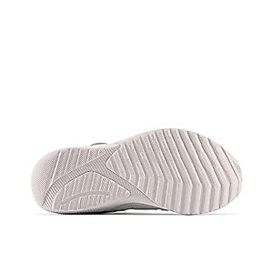 New Balance Girls Dynasoft Reveal V4 Boa, White/Silver Metallic/Iridescent, 2 Little Kid