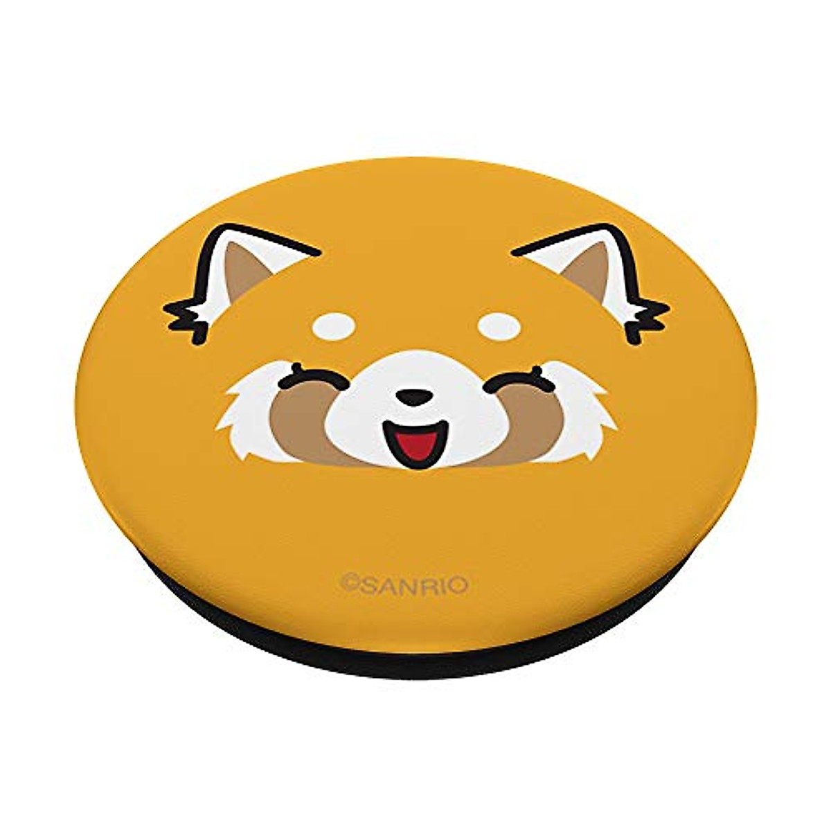 Aggretsuko Happy Face PopSockets Stand for Smartphones and Tablets PopSockets PopGrip: Swappable Grip for Phones & Tablets