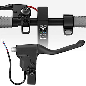 Scooter Handle Brake Lever, Universal Aluminium Alloy Electric Scooter Brake Lever Spare Parts Handlebar Lever Parts Brake Assembly Lever Replacement for Ninebot MAX G30 Scooter