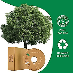 2.85mm(3mm) Matte PLA Filament 2.85mm White, 1kg Carton Spool PLA Filament 2.85 - Polymaker PolyTerra PLA 3D Printer Filament, Print with 2.85mm Openning 3D Printers Only