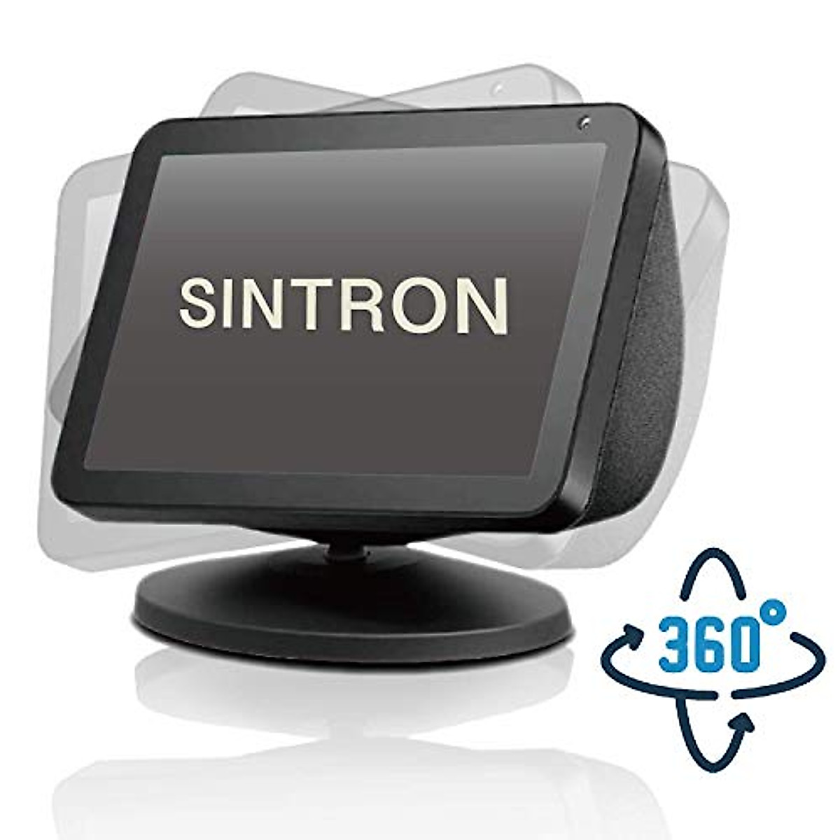 Sintron Smart Display Stand for Show 5 & 8 (1st Gen and 2nd Gen) Adjustable Magnetic Stand Mount Compatible for Show 5 & Show 8 with 360 Degree Rotation Tilt Function and Anti-Slip Base (Black)