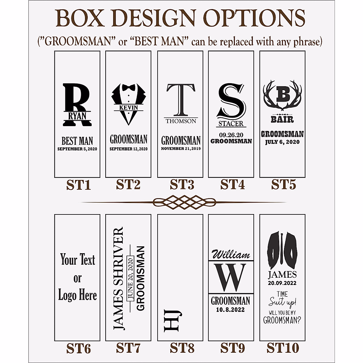 Personalizable Groomsmen Gift Box, Groomsmen Proposal, Best Man Proposal, Father of Bride Gift, Cigar Gift Box, Father of Groom Gift, Keepsake box