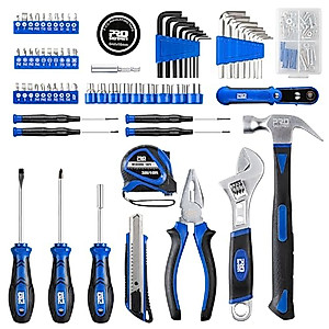 Prostormer 160-Piece Home Repair Tool Set, General Household Hand Tool Kit with Toolbox Storage Case for House, Garage, College Dorm and Office