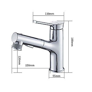 Black Bathroom Basin Taps Kitchen Sink Faucet Pull Down Sprayer Single Lever Mixer Brasss Tap for Lavatory Vanity Ashroom Bath Bathtubs Toilets