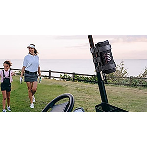 co2CREA Portable Speaker Mount for Most Bluetooth Wireless Speakers, Outdoor Speaker Adjustable Strap Attachment Accessory Holder Bar Rail for Golf Cart Railing Bike Boat