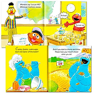 Sesame Street Elmo Manners Books for Kids Toddlers -- Set of 8