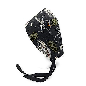 Millennium Falcon Science Fiction Movie Surgical Scrub Cap Medical Hat Hospital Cover