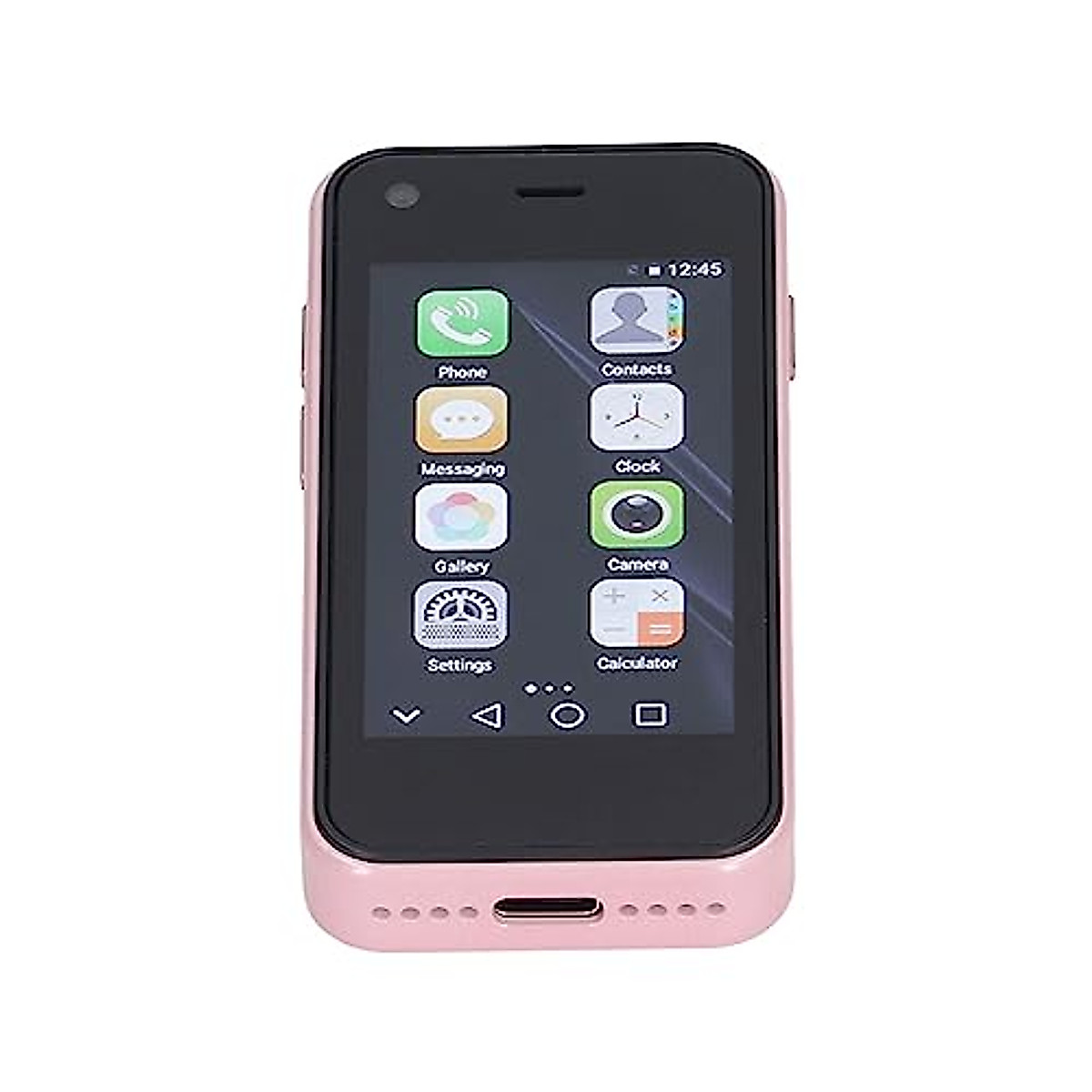Rosvola Small 3G Smartphone, Quad Core 2.5 Inch Cellphone for Kids for Everyday Life (Pink)