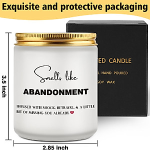 AWIZ Scented Candles - Moving Away Gifts for Friends, Neighbor, Coworker Leaving Gifts, Funny Retirement Gifts for Women, Men, Goodbye Gifts, Going Away, Farewell Gifts for Her, Him, Boss, Work Bestie