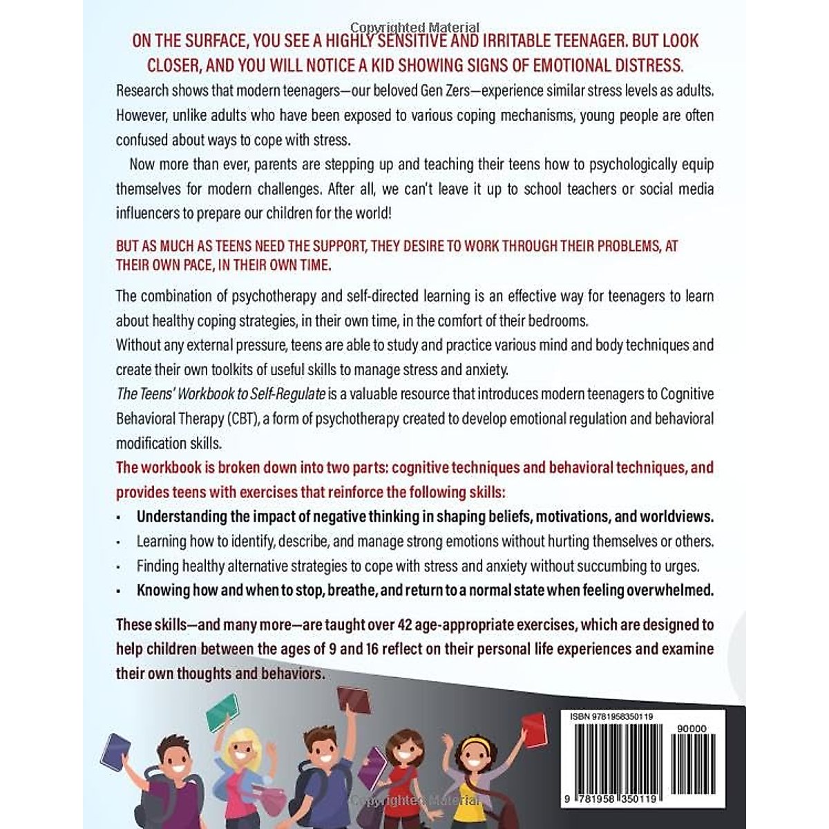 The Teens' Workbook to Self Regulate: Empowering Teenagers to Handle Emotions with Success through Coping Strategies and CBT Exercises (Successful Parenting)